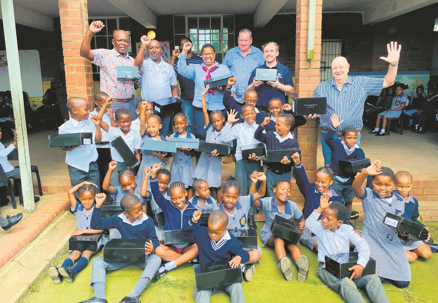 Community leaders unite to donate school shoes in Sobantu | The Witness
