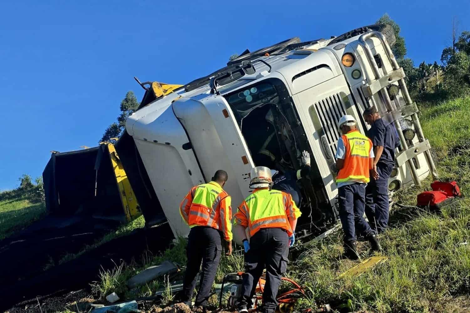 Truck driver critical after N3 crash | The Witness