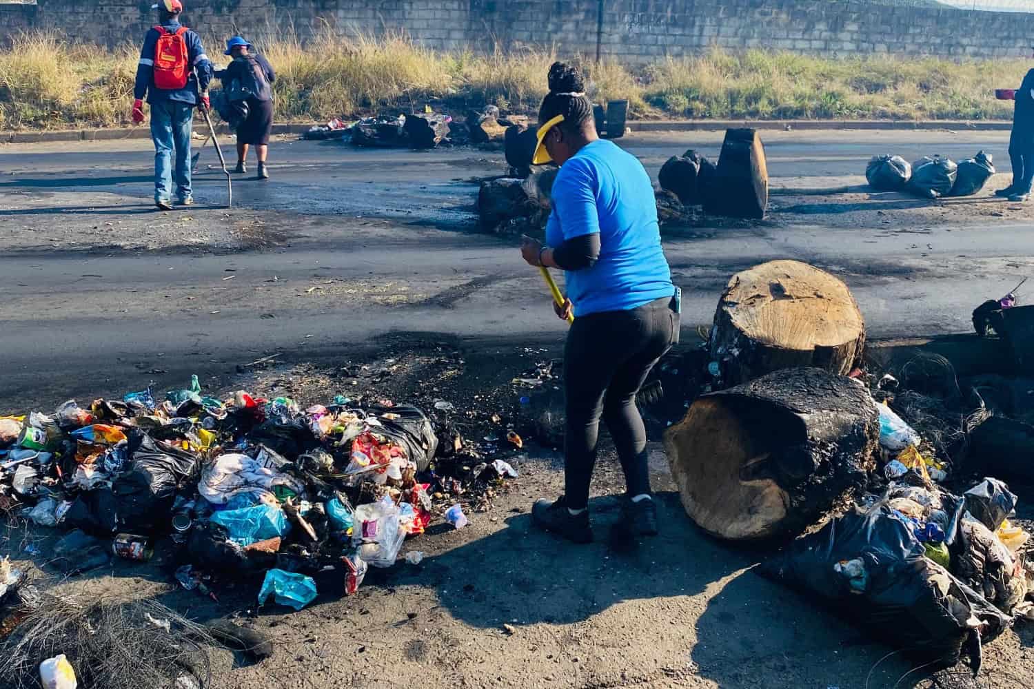 WATCH | Sobantu residents block road over power outage | The Witness