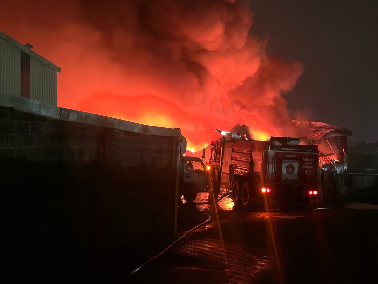 WATCH | Heroic attempts by firefighters to contain raging fires | The ...