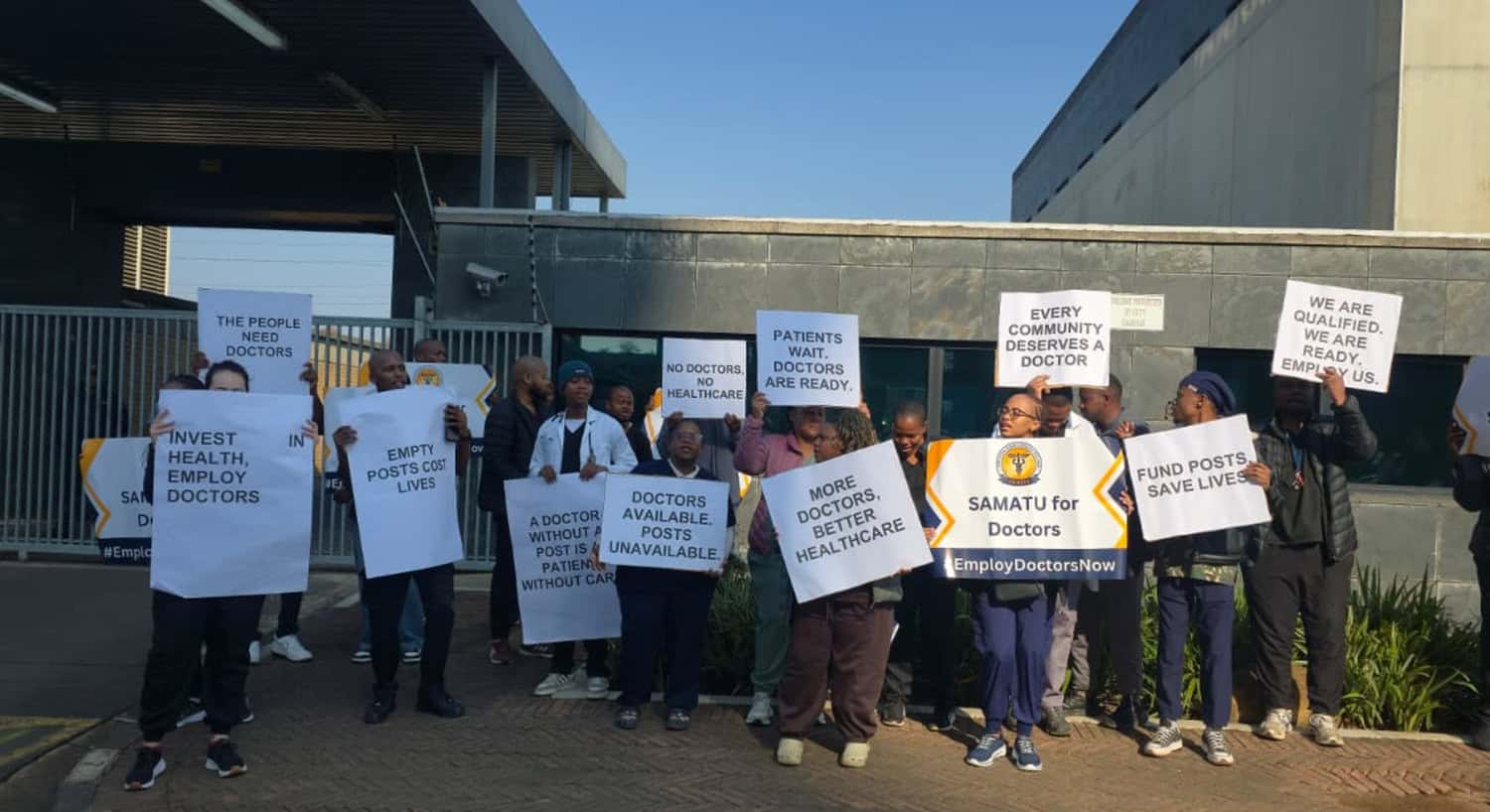 WATCH | Unemployed KZN doctors protest delayed job posts | The Witness