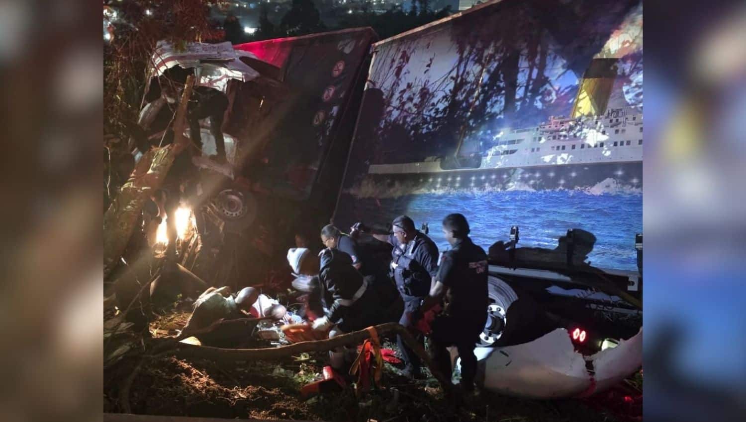 Five seriously injured as truck crashes into vehicles in Canelands ...